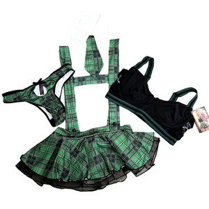 Yandy | Intimates & Sleepwear | Yandy School Girl Four Piece Lingerie ...